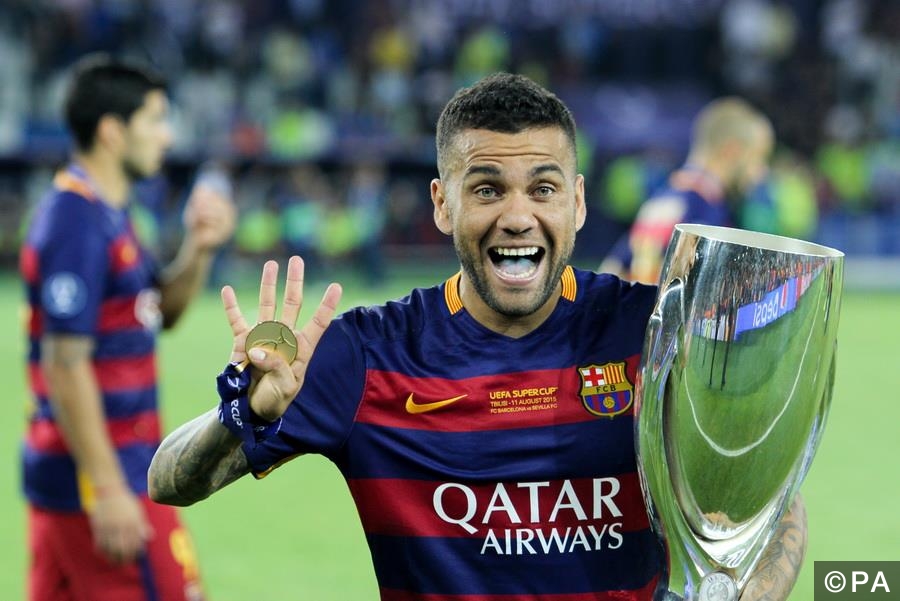 Dani Alves overtakes Pele as most successful Brazilian footballer