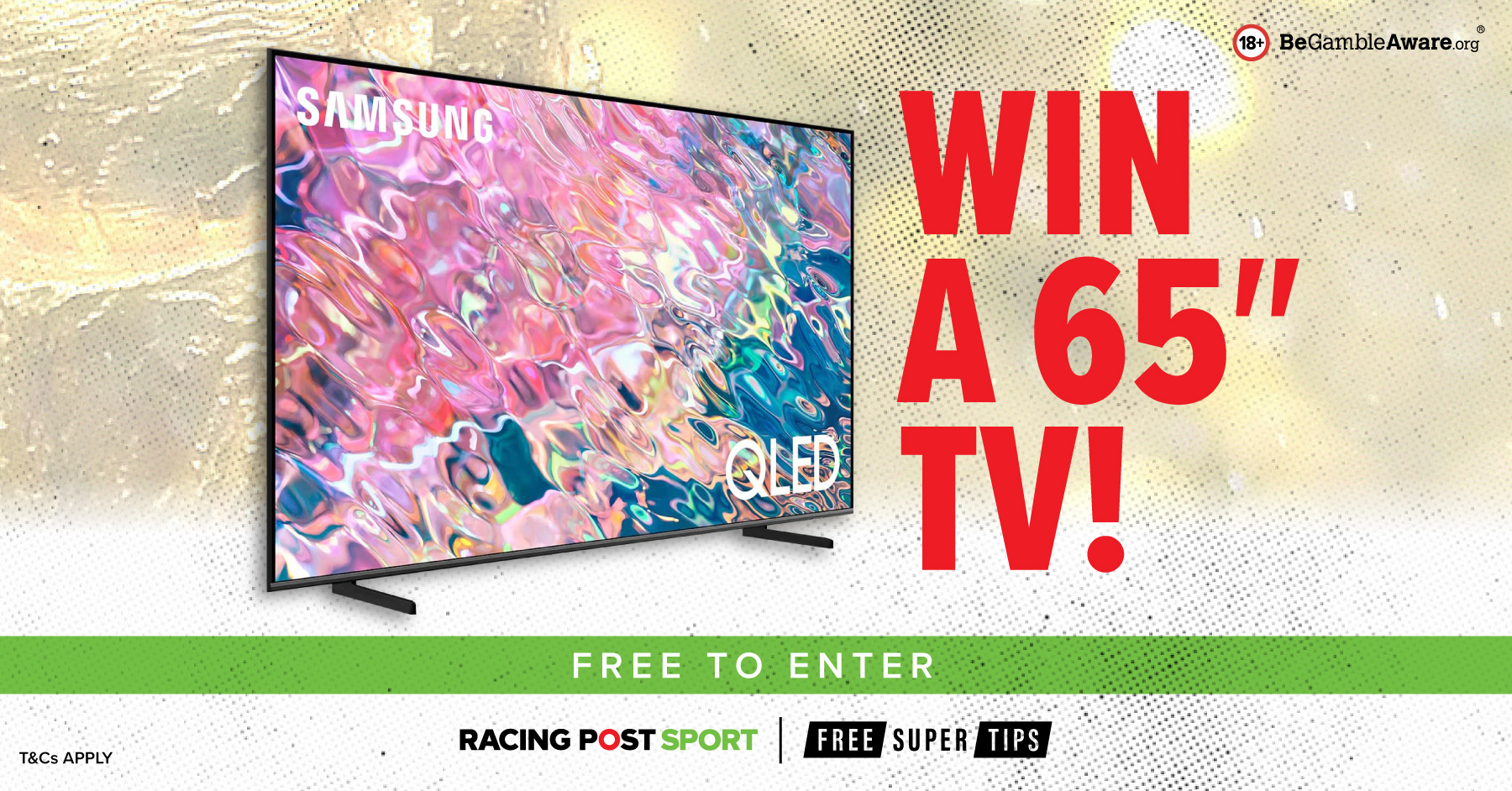Free Super Tips giveaway: Win a 65-inch 4k TV! | FST